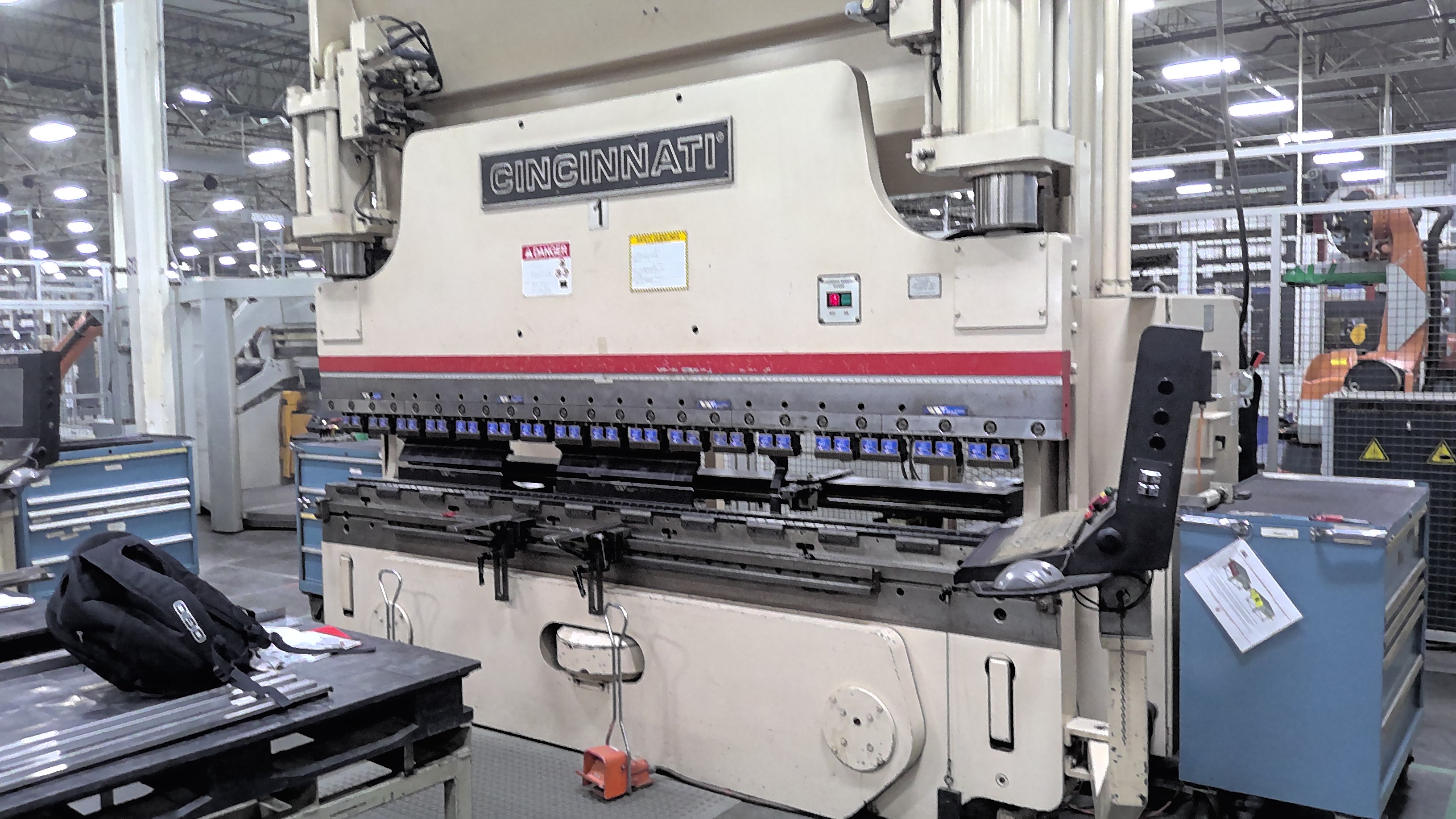 Press Brake: 175 Ton X 12’ Cincinnati Model1750AF10+ Autoform Plus CNC ...