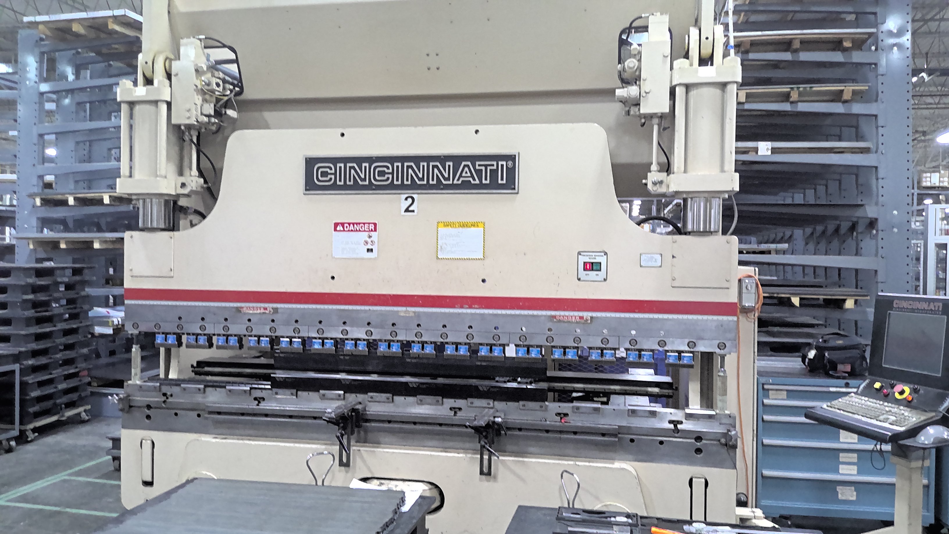 Press Brake: 175 Ton X 12’ Cincinnati Model1750AF10+ Autoform Plus CNC ...